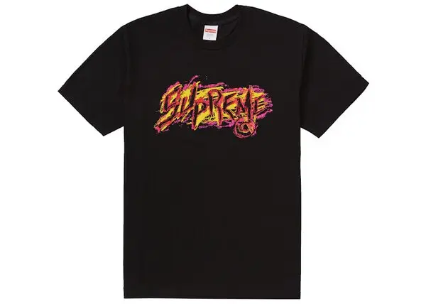 Supreme Scratch Tee Shirt - Black