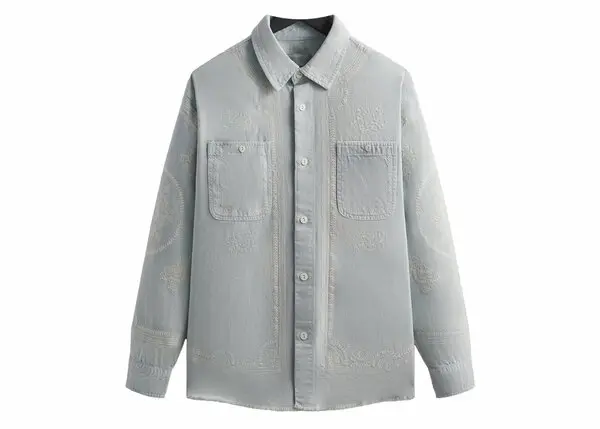 Kith Raw Hem Denim Apollo Shirt