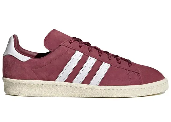 Adidas Campus 80s Sneakers - Collegiate Burgundy/cloud White/off White