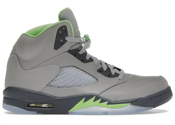 JORDAN 5 Retro Sneakers - Silver/green Bean/flint Grey
