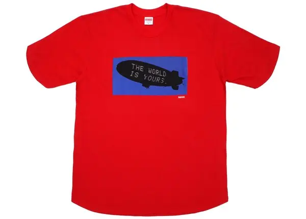 Supreme Scarface Blimp Tee Shirt - Red