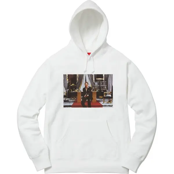 Supreme Scarface Friend Hooded Sweatshirt - White