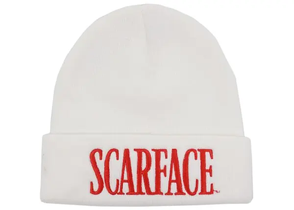 Supreme Scarface Beanie - White