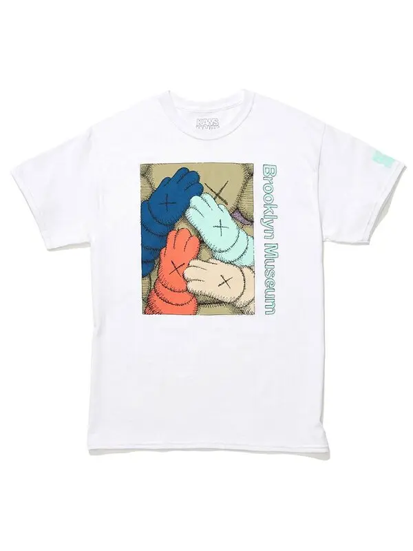 KAWS Brooklyn Museum Urge T-shirt - White/tan