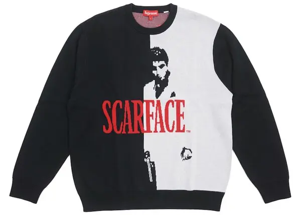 Supreme Scarface Sweater - Black