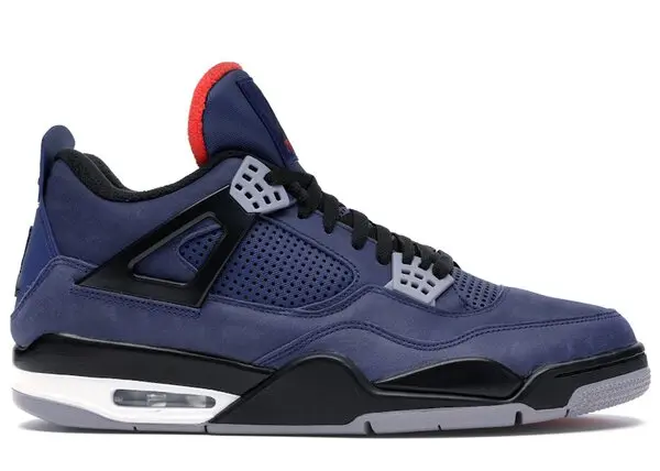 JORDAN 4 Retro Winterized - Loyal Blue/white/habanero Red