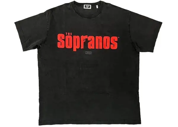 Kith The Sopranos Vintage Tee Shirt - Black
