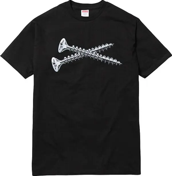 Supreme Screw Tee Shirt - Black