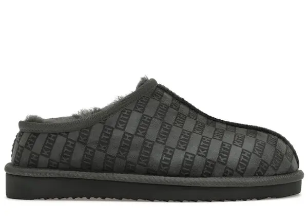Kith Monogram Shearling Slipper - Stadium Green