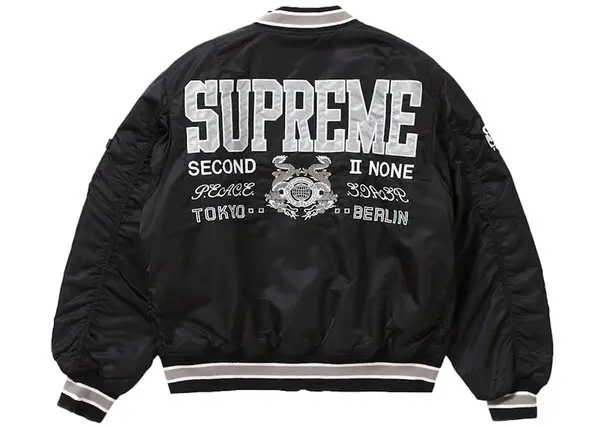 Supreme Second To None Ma1 Jacket - Black