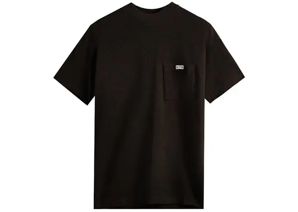 Kith Mock Neck Jfk Pocket Tee Shirt - Kindling