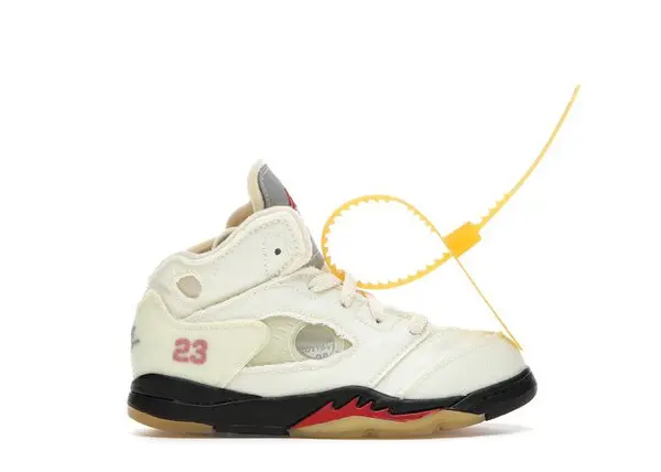 JORDAN Retro Sneakers - Sail/fire Red/muslin