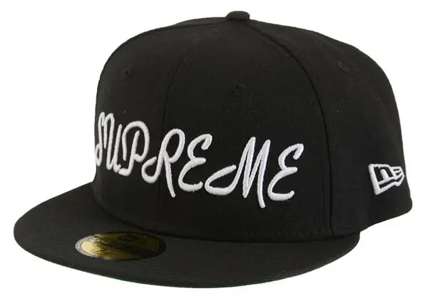 Supreme Script Cap - Black