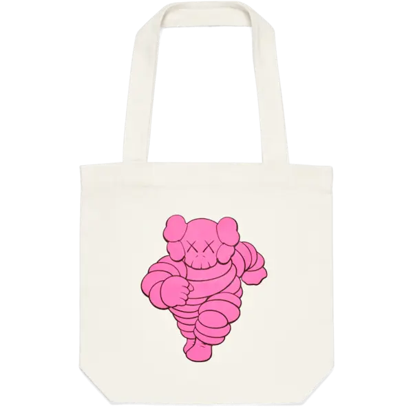 KAWS Chum Tote Bag - Pink