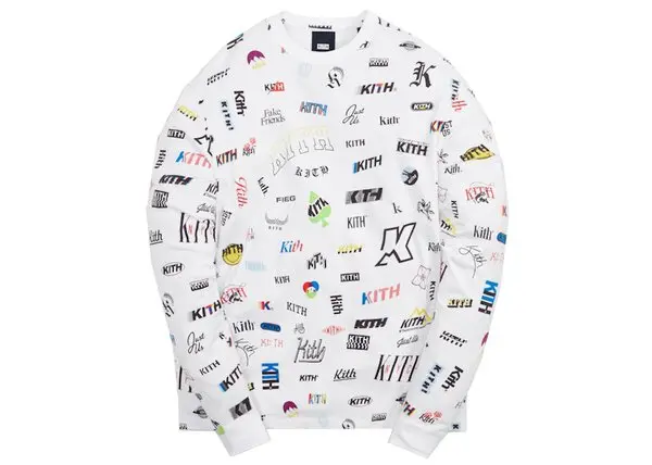 Kith Novel Long Sleeve Tee Shirt - White