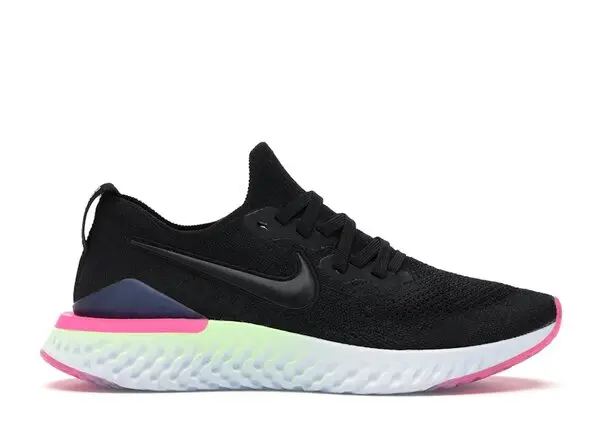 Nike Epic React Flyknit 2 Sneakers - Black/sapphire