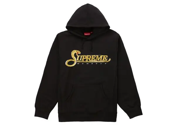 Supreme Sequin Viper Hooded Sweatshirt