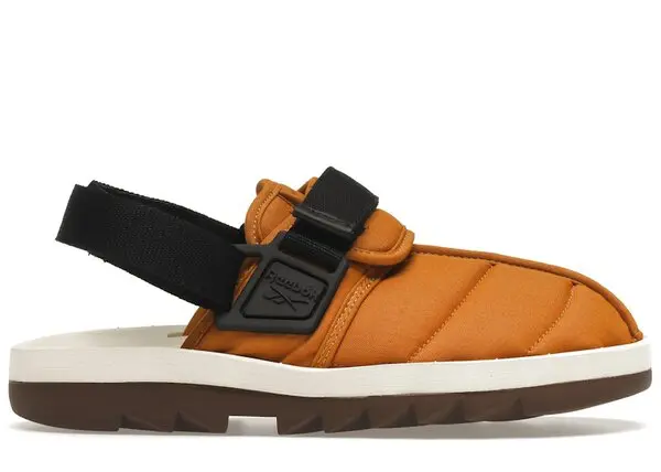 REEBOK Beatnik Quilted Slides - Radiant Ochre/alabaster/brush Brown