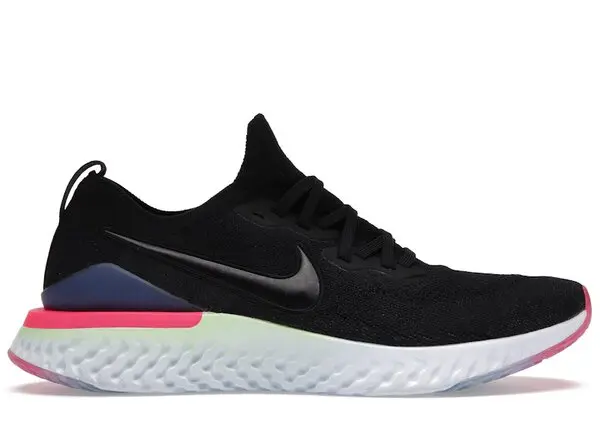 Nike Epic React Flyknit 2 Sneakers - Black/sapphire
