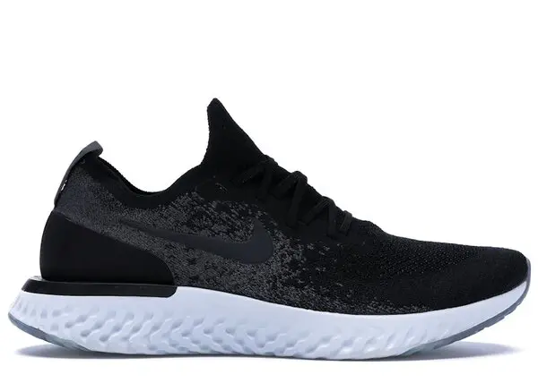 Nike Epic React Flyknit - Black/dark Grey
