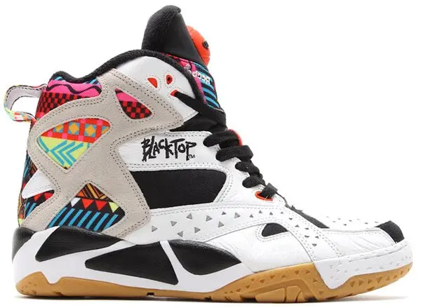 REEBOK Top Battleground Tribal Pump Sneakers