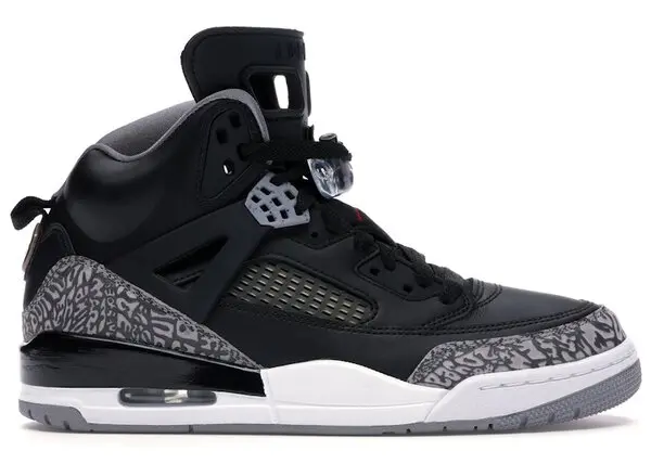 JORDAN Spizike Cement Sneakers - Black/varsity Red/cement Grey