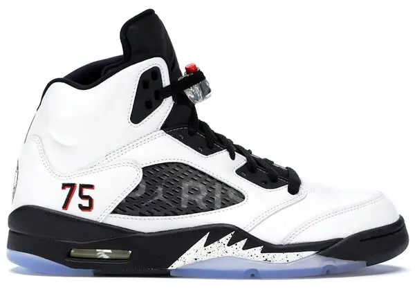 JORDAN 5 Retro Paris Saintgermain - White/challenge Red/black
