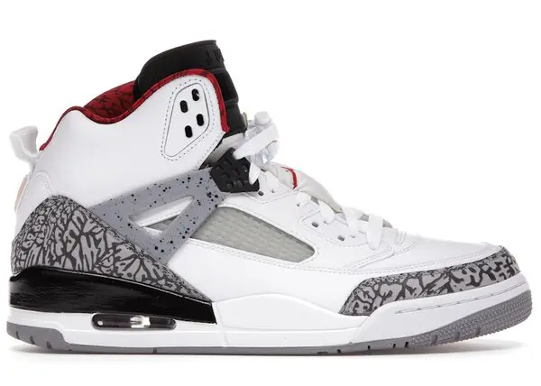 JORDAN Spizike Cement Sneakers - White/varsity Red/cement Grey