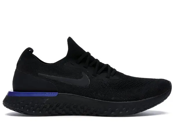 Nike Epic React Flyknit - Black/racer Blue
