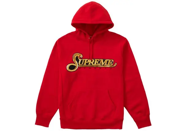 Supreme Sequin Viper Hooded Sweatshirt