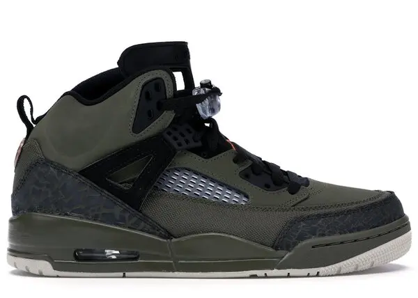 JORDAN Spizike Sneakers - Olive Canvas/cone/black