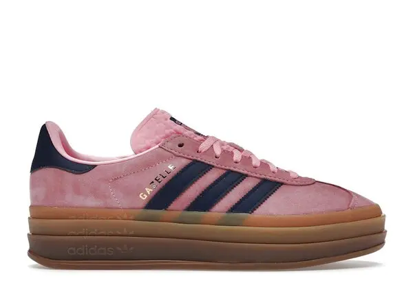 Adidas Gazelle Bold Sneakers - Pink Glow/victory Blue/gum