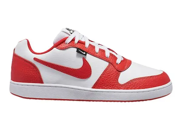 Nike Ebernon Low Prm Sneakers - White/university Red/black