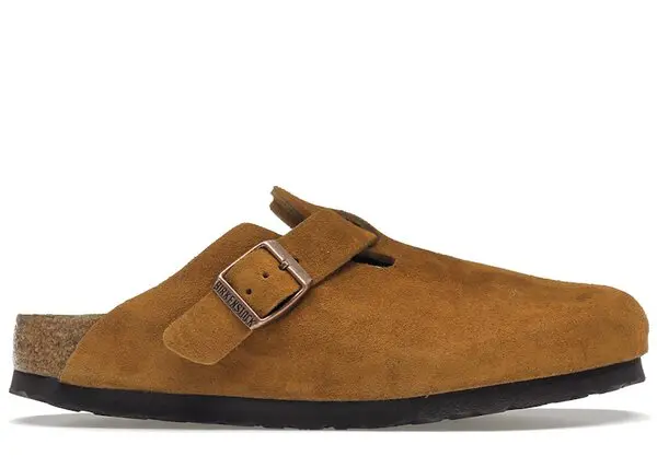 BIRKENSTOCK Boston Soft Footbed Suede Clogs