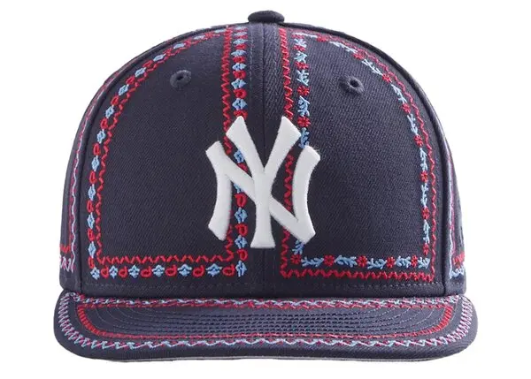 Kith New Era Yankees Floral Frame 59fifty Fitted Cap - Nocturnal