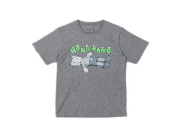 KAWS Holiday Hong Kong Tee Shirt - Grey