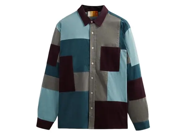 Kith Patchwork Cord Ludlow Shirt - Largo