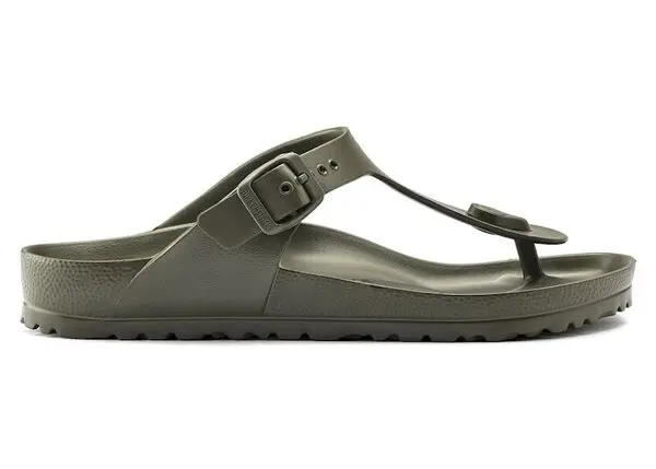 BIRKENSTOCK Gizeh Essentials Eva Sandals - Khaki