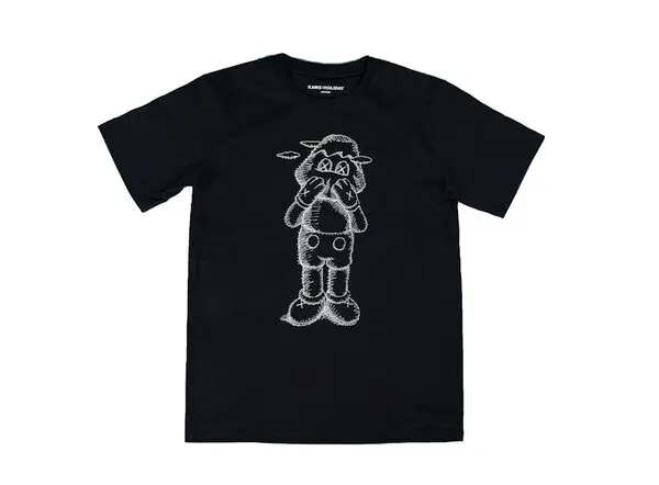 KAWS Holiday Japan Sketch T-shirt - Black