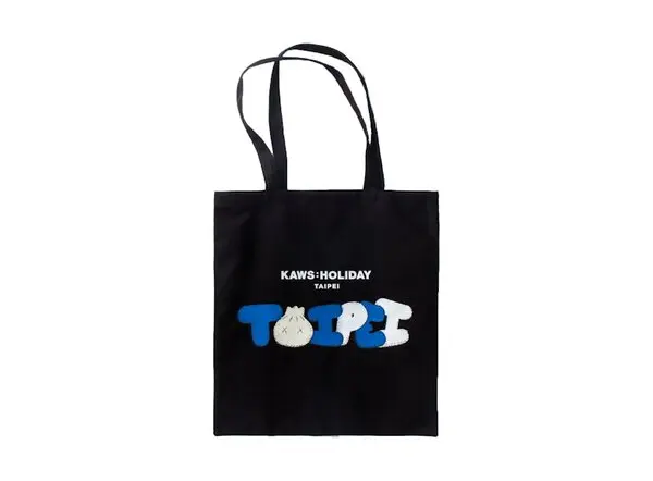 KAWS Holiday Limited Taipei Tote - Black/blue