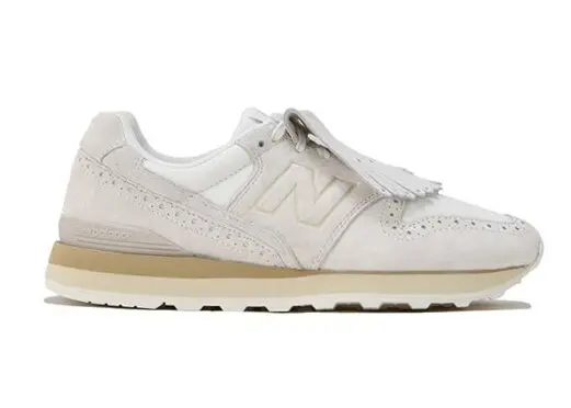 NEW BALANCE 996 Sneakers With Tassel Detail - Off White/grey