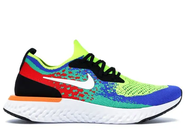 Nike Epic React Flyknit Belgium - Volt/white/racer Blue