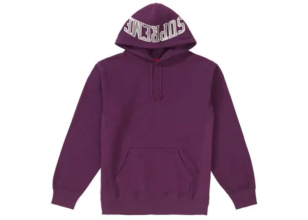 Supreme Sequin Arc Hooded Sweatshirt - Eggplant