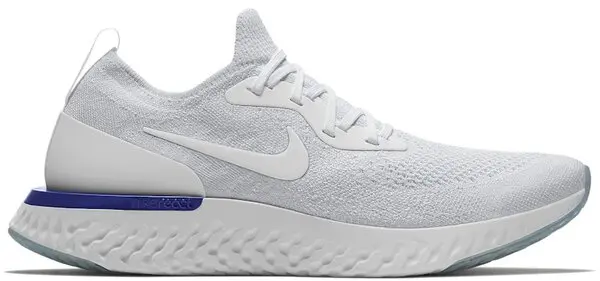 Nike Epic React Flyknit Sneakers - White/racer Blue