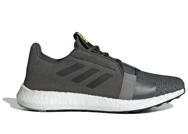 Adidas Senseboost Go Sneakers - Grey Six/core Black/solar Yellow