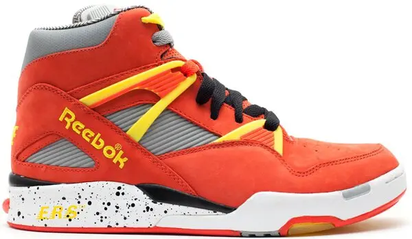 REEBOK Pump Omni Zone Packer High-top Sneakers - Red/grey/comet