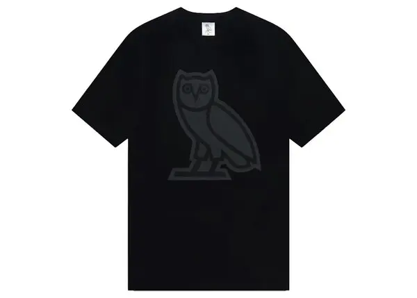 OVO Glow In The Dark Owl T-shirt - Black
