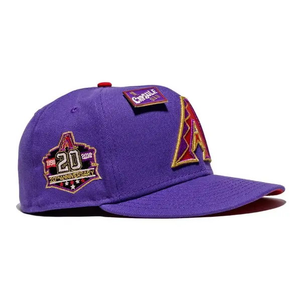 New Era Arizona Diamondbacks 20th Anniversary Fitted Hat - Purple/red