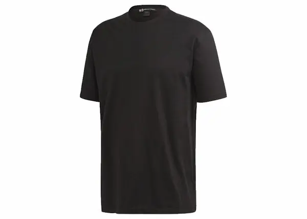 Adidas Y3 Classic Logo Tee Shirt - Black