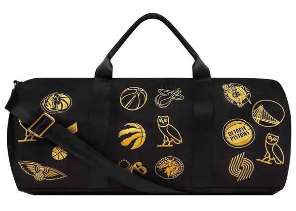OVO Nba Team Icons Duffle Bag - Black